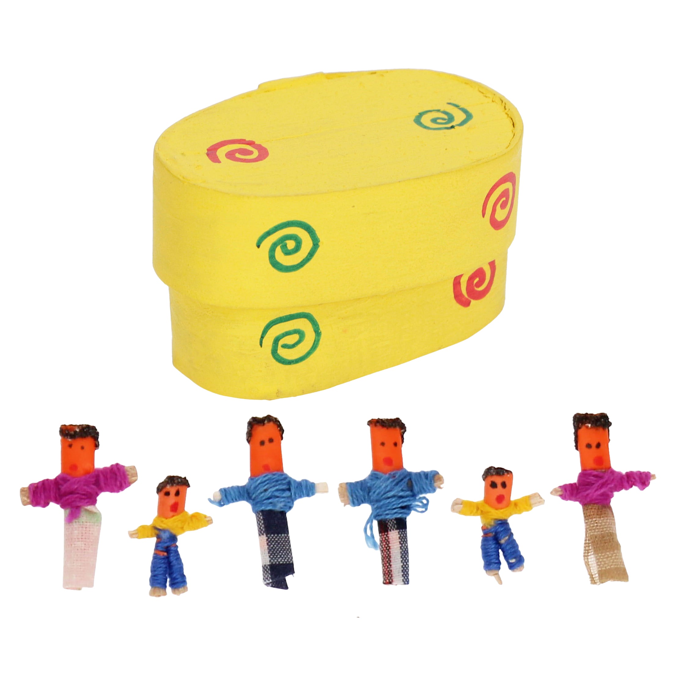 Worry Dolls | Six Worry People In Box – Moo Like a Monkey