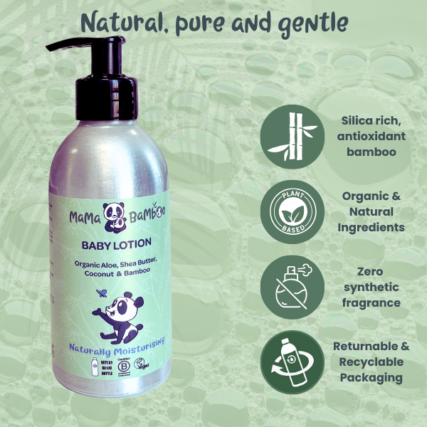 Mama Bamboo Organic Baby Lotion – Moo Like a Monkey