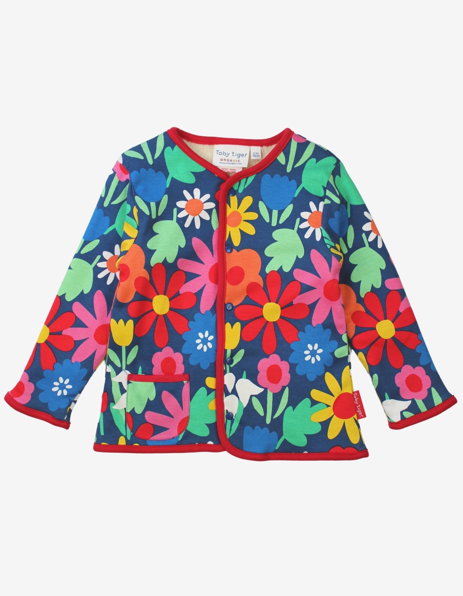 Organic Bold Floral Reversible Jacket – Moo Like a Monkey