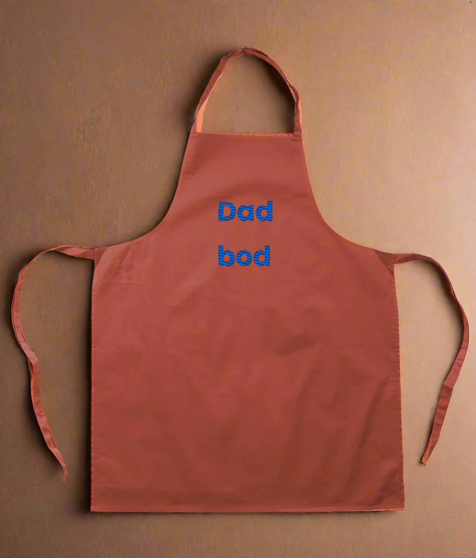Embroidered Apron - Dad Bod – Moo Like a Monkey