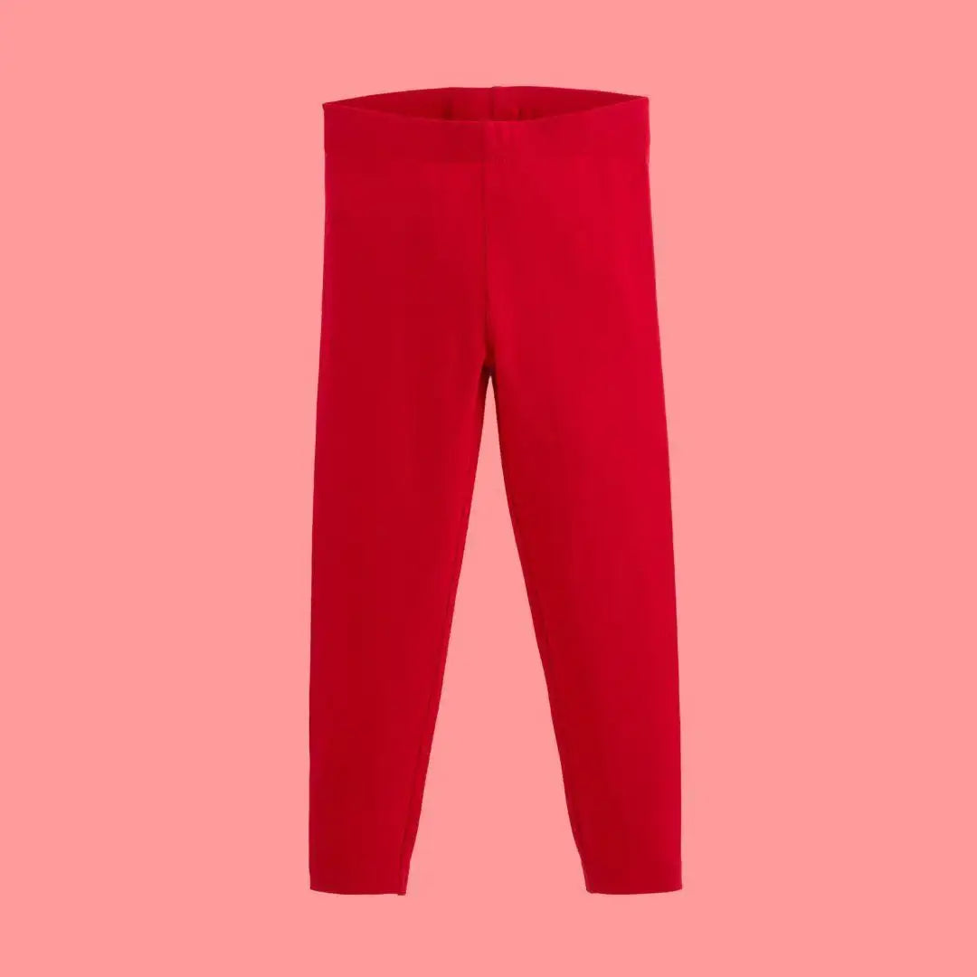 ScandiBugs Own Label Organic Leggings - Roaring Red – Moo Like a Monkey