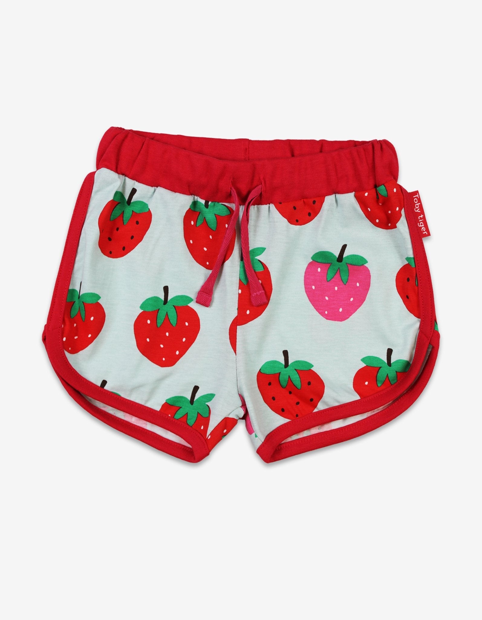 Organic Strawberry Print Running Shorts – Moo Like a Monkey